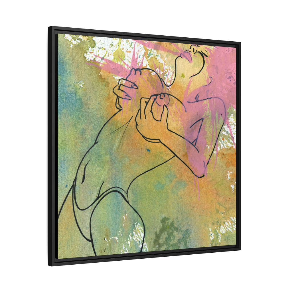 "Pinking" Canvas Framed print By Larry White – Midnight Cheeseburger