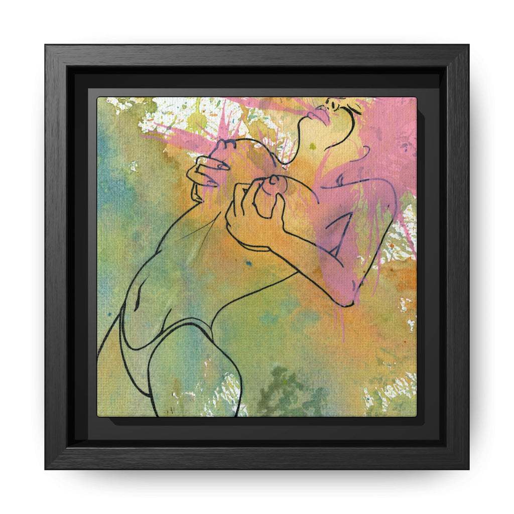"Pinking" Canvas Framed print By Larry White – Midnight Cheeseburger